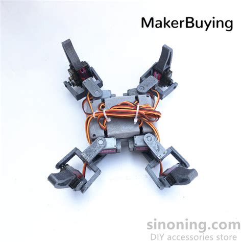 r1 four legged spider robot mg90s kit maker nodemcu education wifi can phone control sinoning