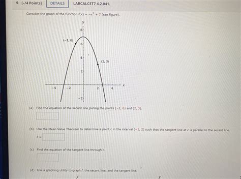 [solved] 9 [ 4 points] details larcalcet7 4 2 041 consider the