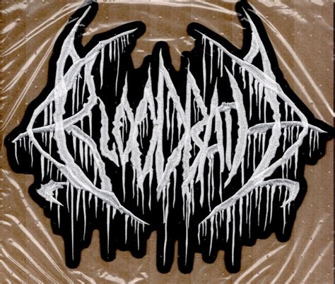 Bloodbath White Logo Back Patch Etsy
