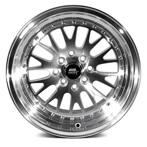 Mst® Mt10 Wheels Silver With Machined Face Rims