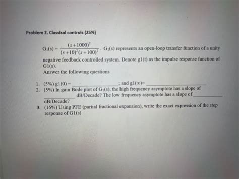solved problem 2 classical controls 25 g1