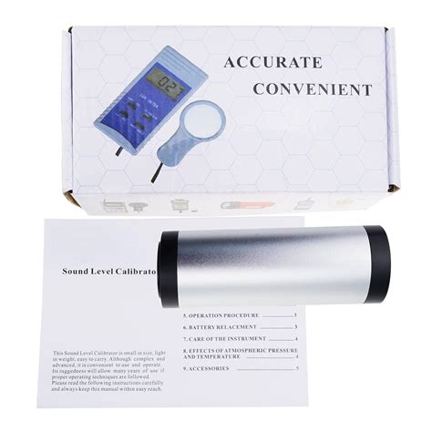 Buy Sound Meter Decibel Level Calibrator Calibration With Noise Measurement Reader Output Sound