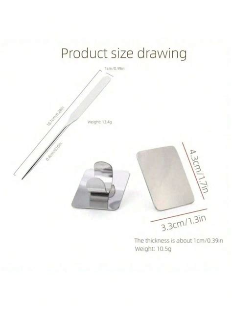 Professional Makeup Foundation Application Tool Set Stainless Steel