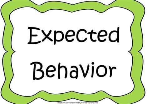 Expected Behavior Thedabblingspeechie