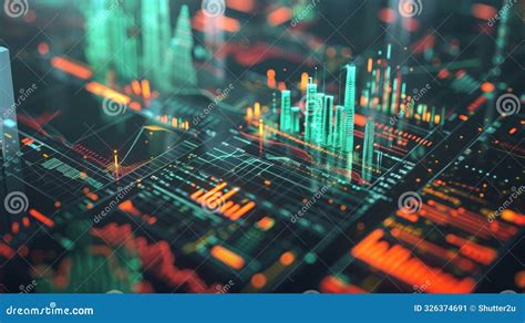 Digitally Visualizing The Growth Of Renewable Energy Sectors Stock