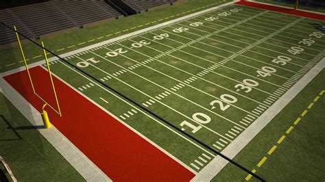 미식 축구 경기장 3d 모델 99 Fbx Max Free3d