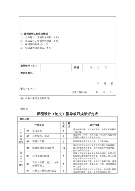 数据结构课程设计报告模板参考 数据结构课程设计报告模板参考