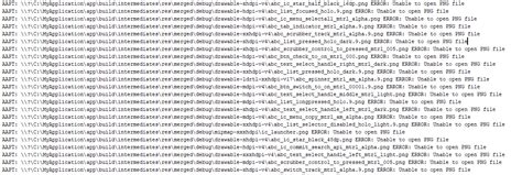 Android Studio Some File Crunching Failed See Logs For Details Stack Overflow