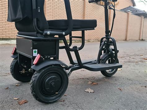 Электрический трицикл пассажирский складной купить онлайн ...