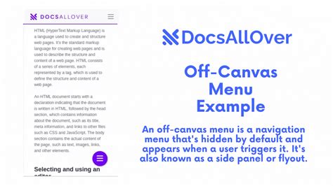 Docsallover Navigation For Responsive Design Adapting Menus For Touchscreens