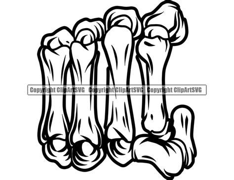 Skull Skeleton Hand Fist Hold Grab Grip Item Object Evil Kill Killer