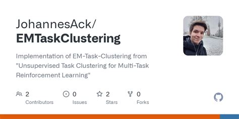 Github Johannesackemtaskclustering Implementation Of Em Task Clustering From Unsupervised