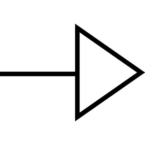 Right Arrow Alfredo Hernandez Thin Line Icon
