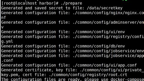 docker harbor私有仓库部署