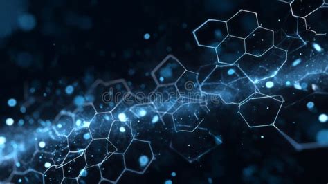 Digital Firewall Protection With Glowing Particle Network Generative Ai Stock Illustration