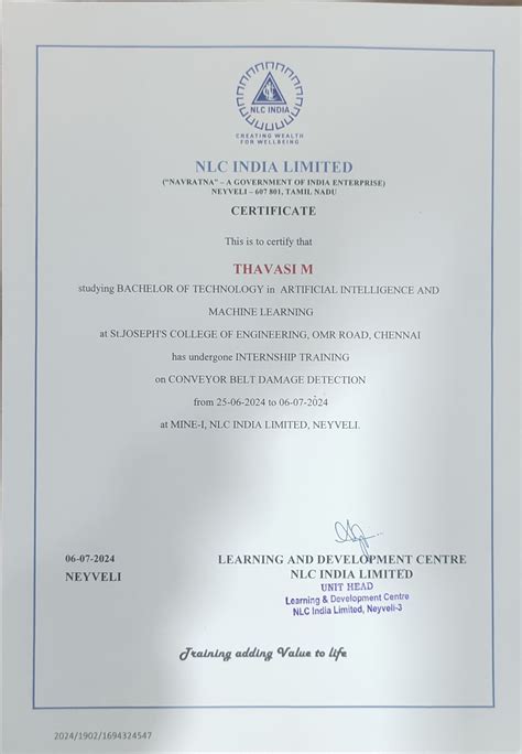 thavasi m on linkedin 🔍 deep learning intern at nlc india limited 🌟 project…