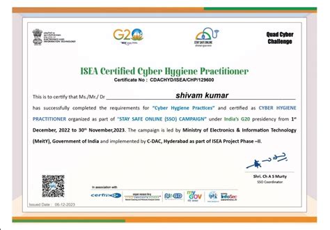 Shivam Kumar On Linkedin Cybersecurity Isea Dataprotection Cyberaware Cyberhygiene