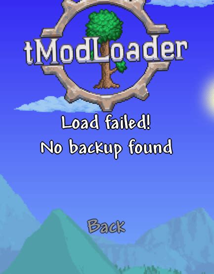 My World Wont Load Up What Should I Do Rterraria