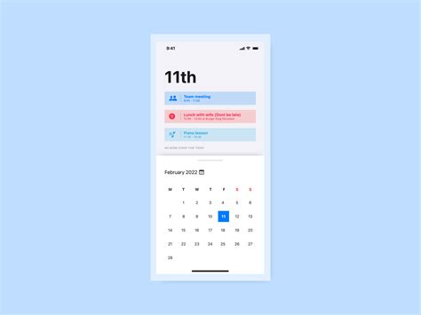 Calendar UI Design By Souris On Dribbble