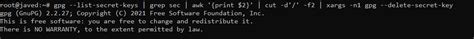 how to delete gpg key in linux step by step guide