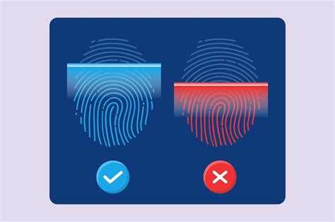 Premium Vector Face Recognition Voice Authentication And Retina