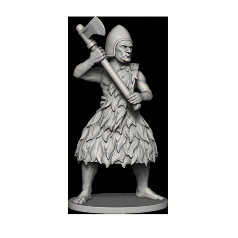 3d Printable Sumerian Axemen By Wargames Atlantic