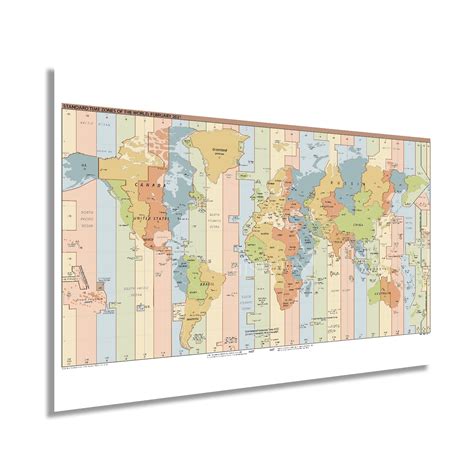 World Clock Map Time Zones