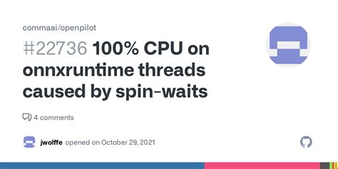 100 Cpu On Onnxruntime Threads Caused By Spin Waits · Issue 22736