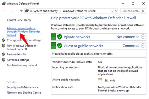 how to block programs from accessing the internet in windows 10