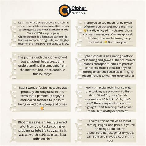 Cipherschools On Linkedin Gratitude Dsa Cpp Cipherschools