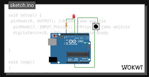 Przycisk Wokwi Esp32 Stm32 Arduino Simulator