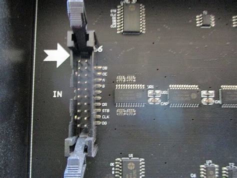 modified rgb matrix panel master for use with 16x64 led to 16x8