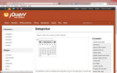 JQuery UI Datepicker Programandocontigo