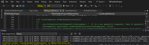 encountering system dllnotfoundexception nxopen utilities dll and