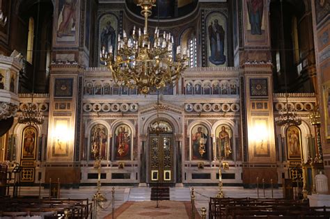 아테네그리스에 있는 성모 영보 대축일 성당의 내부 모습 0명에 대한 스톡 사진 및 기타 이미지 0명 건축 건축물 Istock