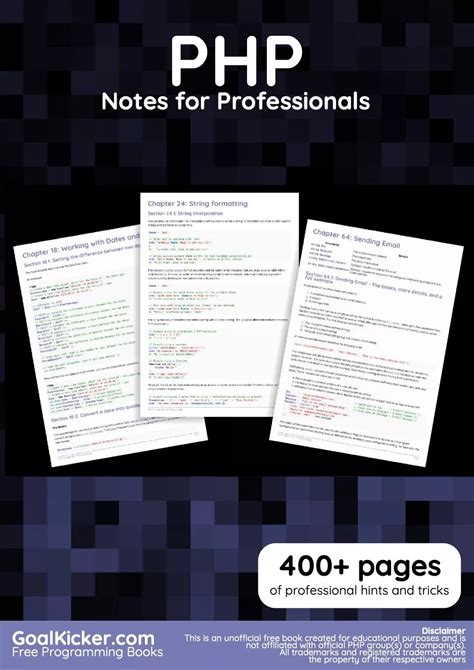 PHP Notes for Professionals Sách Vui
