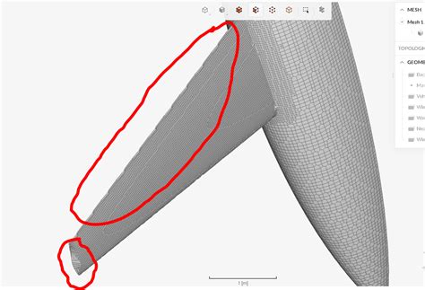Leading And Trailing Edge Of Thin Airfoil Mesh Is Very Jagged Project