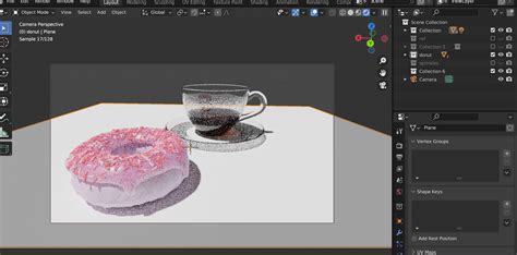 blender camera structure object inside the camera blender stack