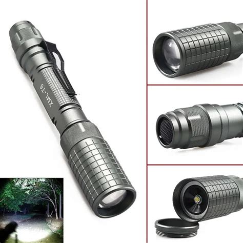 Skywolfeye T66 Waterproof Led Flashlight 1000lm Xm L T6 Led Aluminum