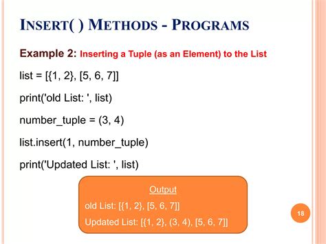 Unit 4 Python List Methods Pptx
