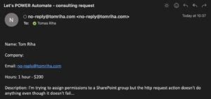 Extract Information From An Email With Power Automate