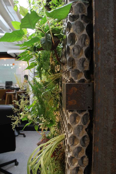 Office In A Former Strip Club Featuring Concrete Cast With Bubble Wrap