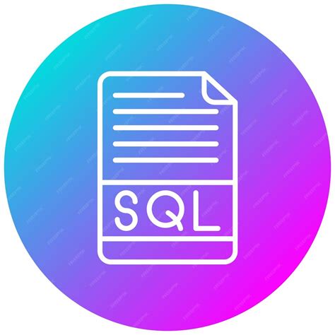 Premium Vector Sql File Vector Illustration Style