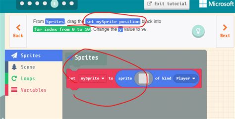 Lack Of Set Mysprite Position Block In Design A Background · Issue 2134 · Microsoftpxt