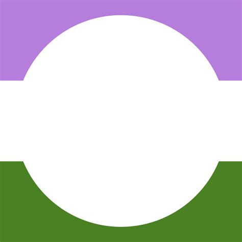 Genderqueer Pride Flag Square Profile Frame Border Openclipart