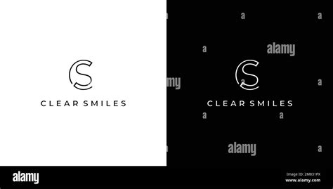 Modern And Unique Letter Cs Initials Logo Design 2 Stock Vector Image And Art Alamy