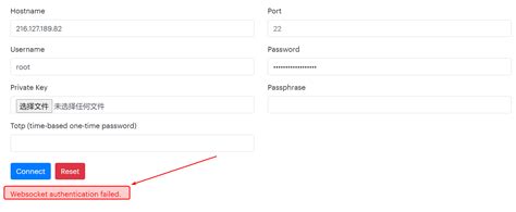 meet websocket authentication failed on · issue 360