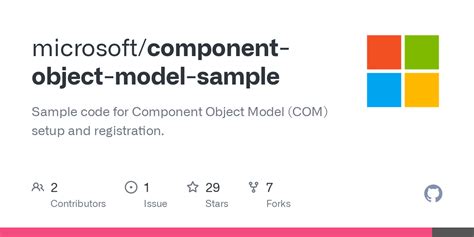 Github Microsoft Component Object Model Sample Sample Code For Component Object Model Com