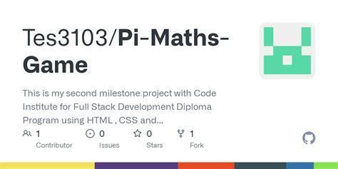 Github Tes3103pi Maths Game This Is My Second Milestone Project With Code Institute For Full