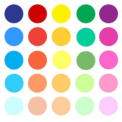 Color Chart Stock Illustration Download Image Now Artists Palette Color Image Colors Istock
